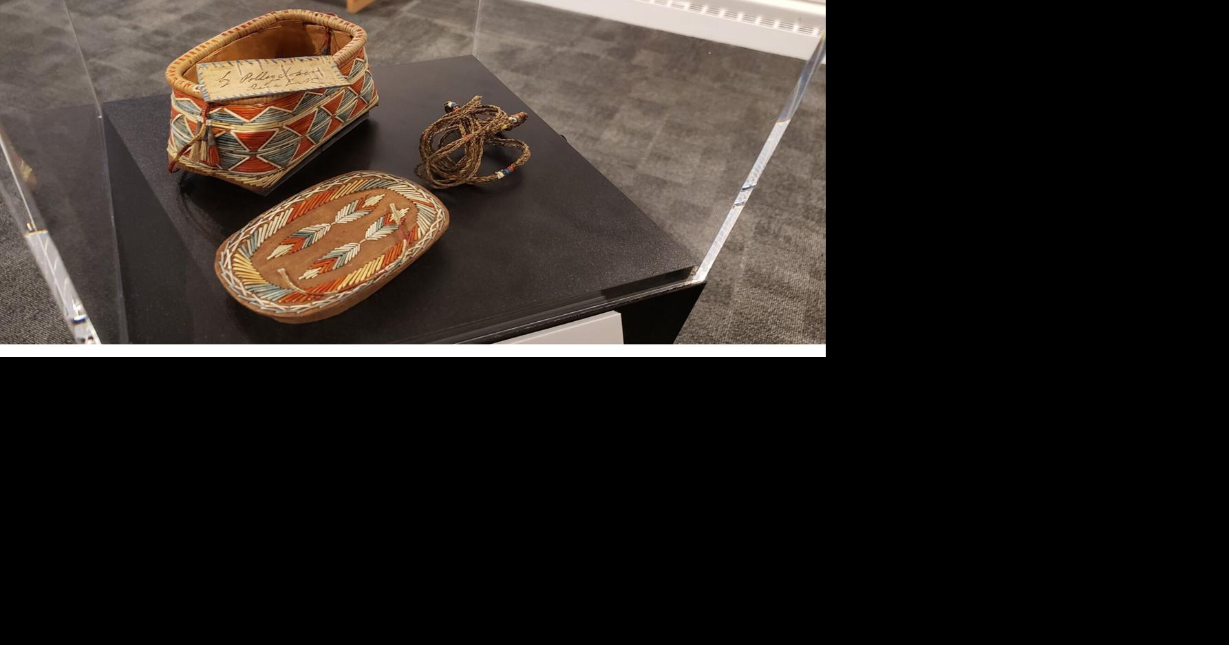 Quilled baskets gifted to Prince of Wales in 1860 by Hiawatha First ...