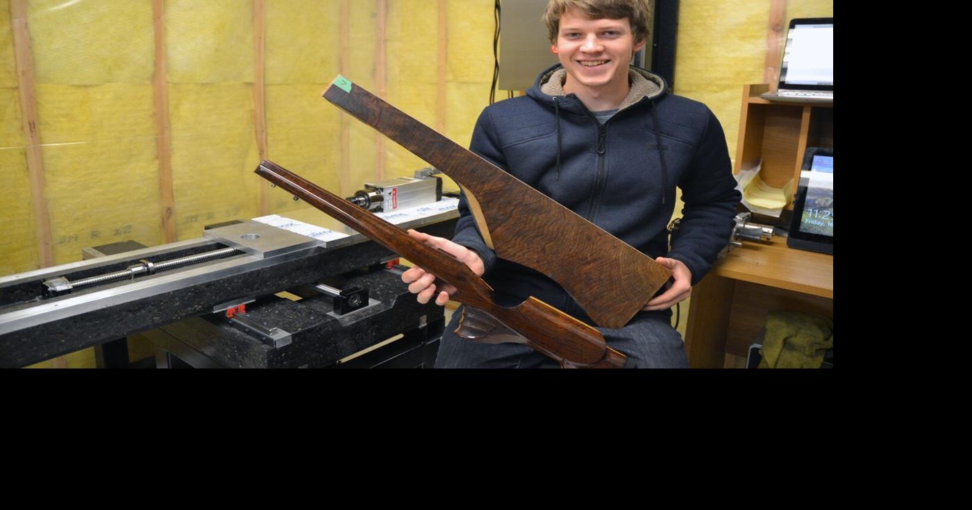 Woodville engineer creates hand-carved gun stocks for clients worldwide
