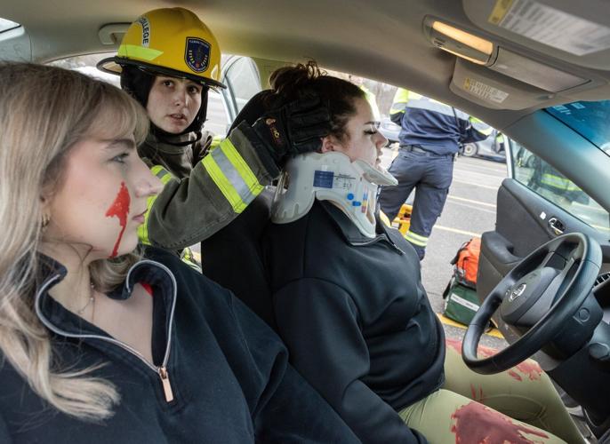 Fleming students stage a mass casualty event
