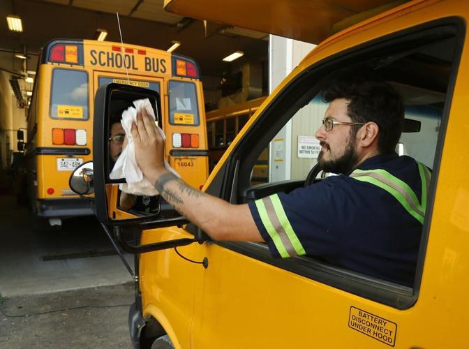 Local bus companies are looking for school bus drivers