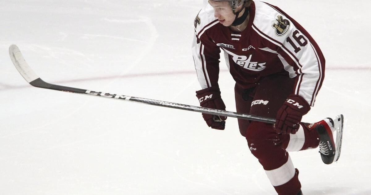 Beck back with Peterborough Petes after NHL debut