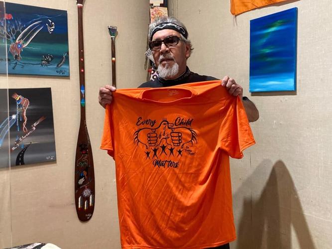 Healing through art: Survivor Freddy Taylor designs orange shirts for ...