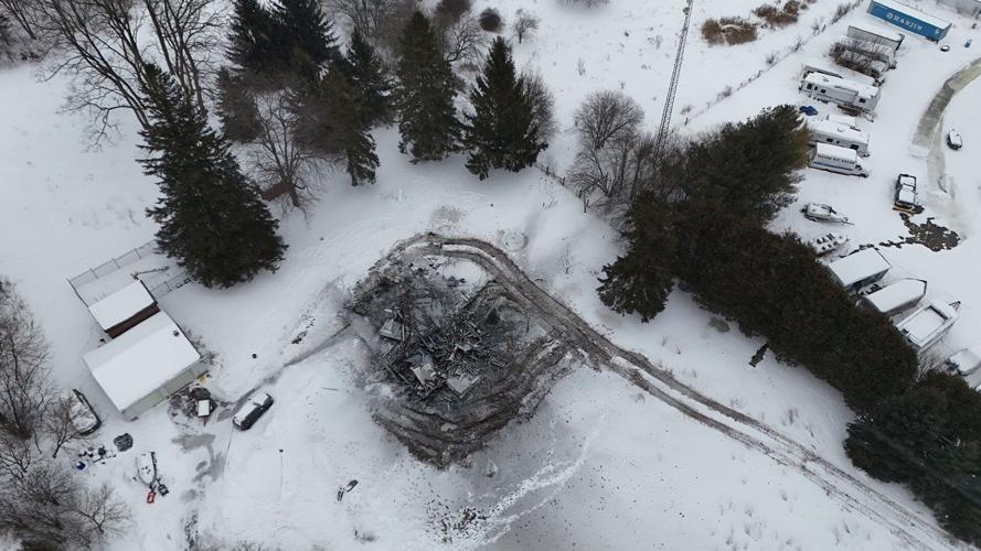 Firefighters battle house fire north of Port Hope