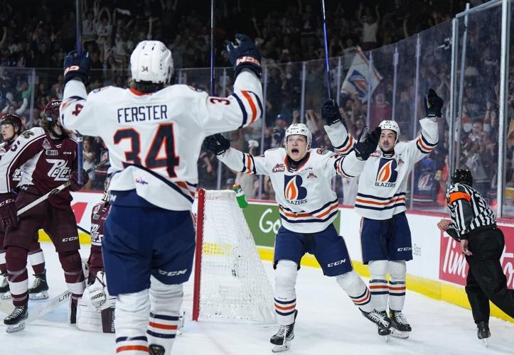 Peterborough Petes overrun by Kamloops Blazers at Memorial Cup Peterborough Petes overrun by Kamloops Blazers at Memorial Cup