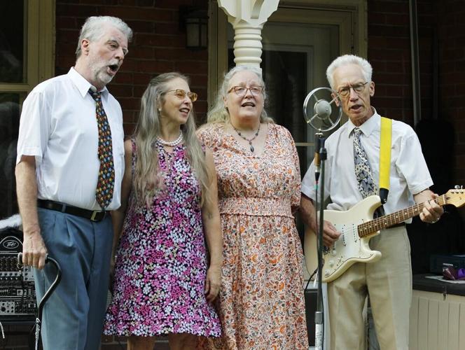 Photos: McDonnel Street Gospel Quartet performs backyard concert in Peterborough