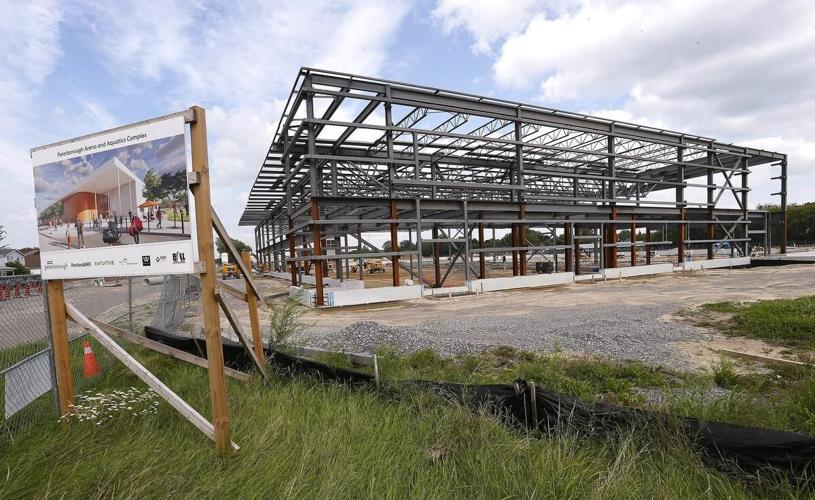 Photos: New Peterborough twin-pad arena taking shape