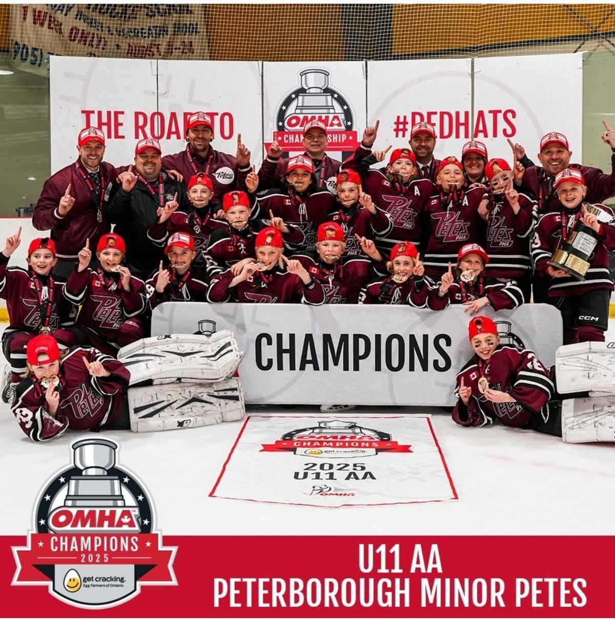 U11 AA Peterborough Petes capture OMHA title