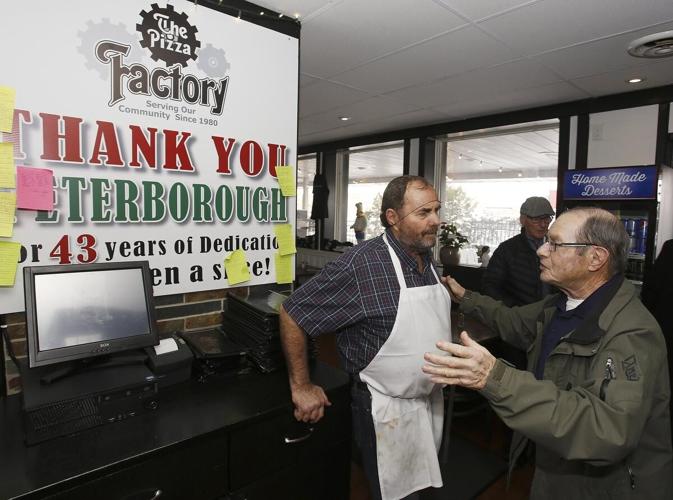 Photos: Lakers surprise Pizza Factory owners as they get set to retire ...