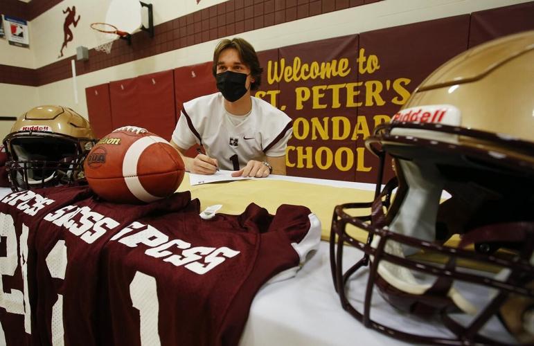 St. Peter Saints wide receiver Carson Harvey to play for McMaster Marauders