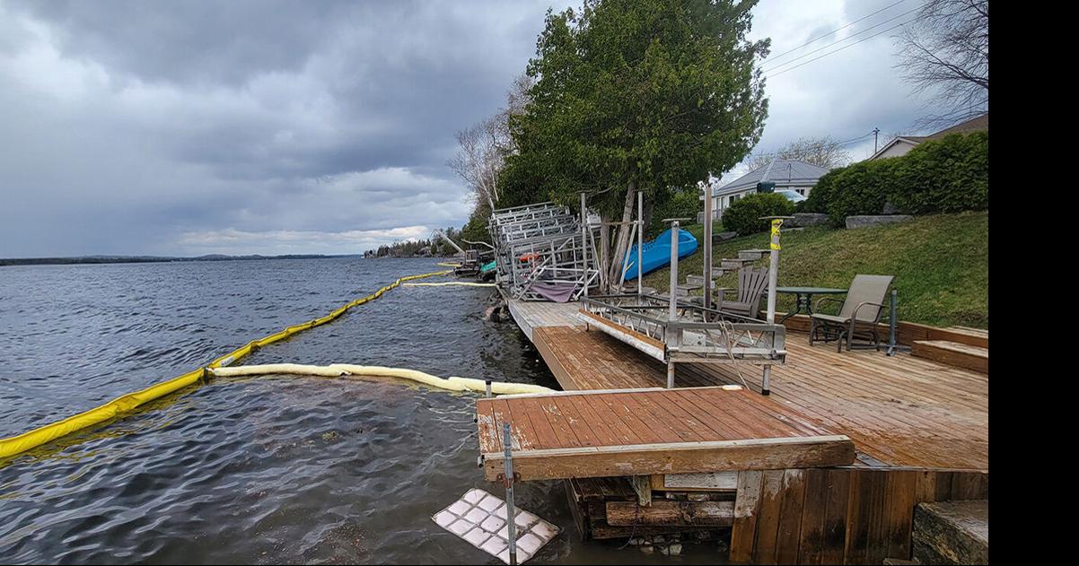 Booms remain as precaution following fuel spill cleanup