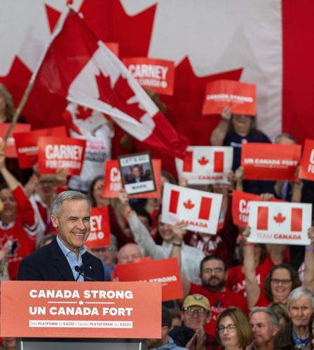 Mark Carney makes election stop in Peterborough