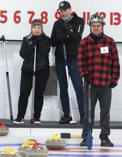 Curling with Cathy