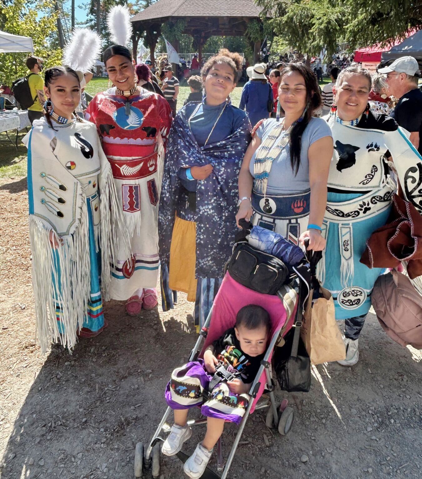 Travelling from all over to attend Curve Lake Pow Wow