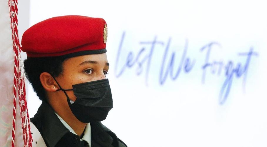 Remembrance Day program at St. Joseph’s at Fleming