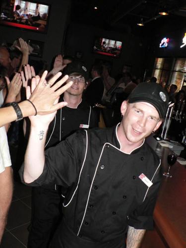 Crowd packs Boston Pizza for its grand opening