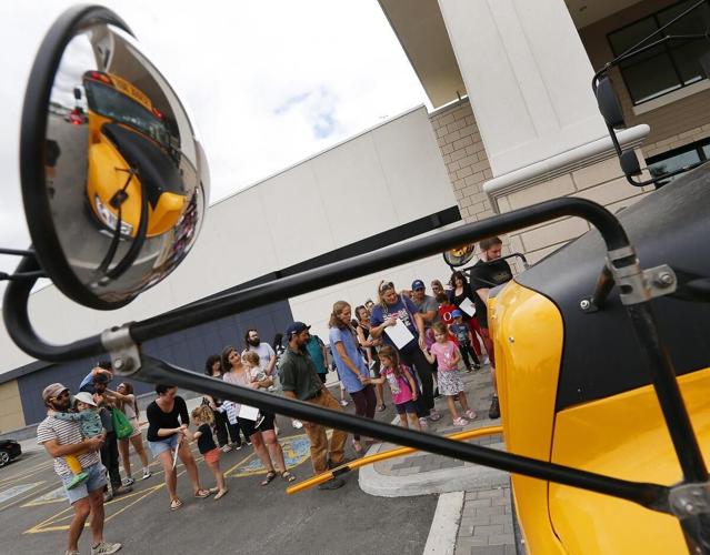 Photos: First-time school bus riders shown the ropes in Peterborough