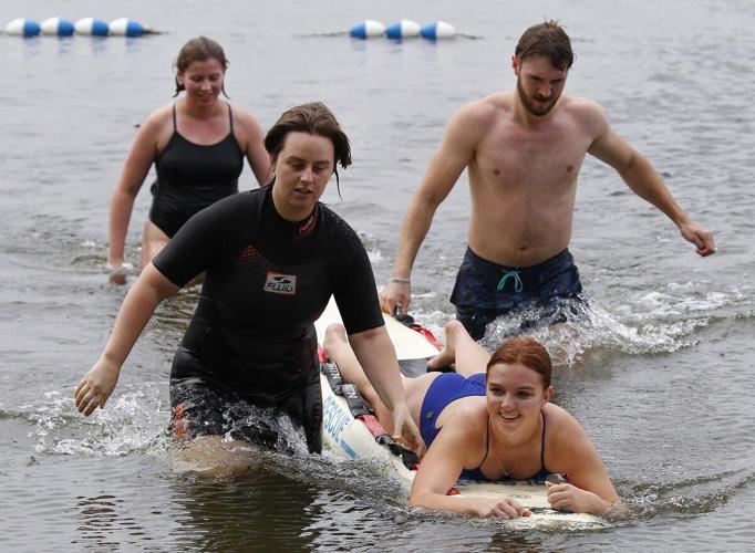 Photos: Rescue training for Peterborough lifeguards as people head back ...