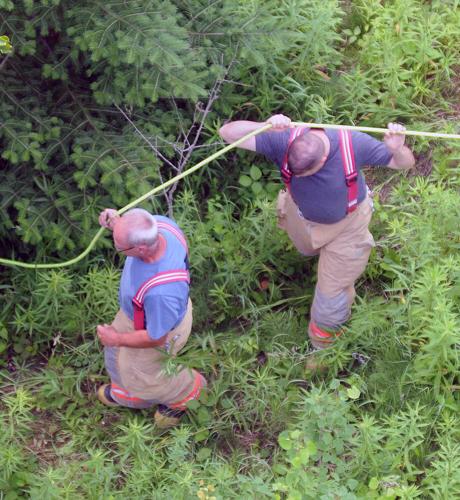 Man survives 80-foot fall from Orange Corners' bridge