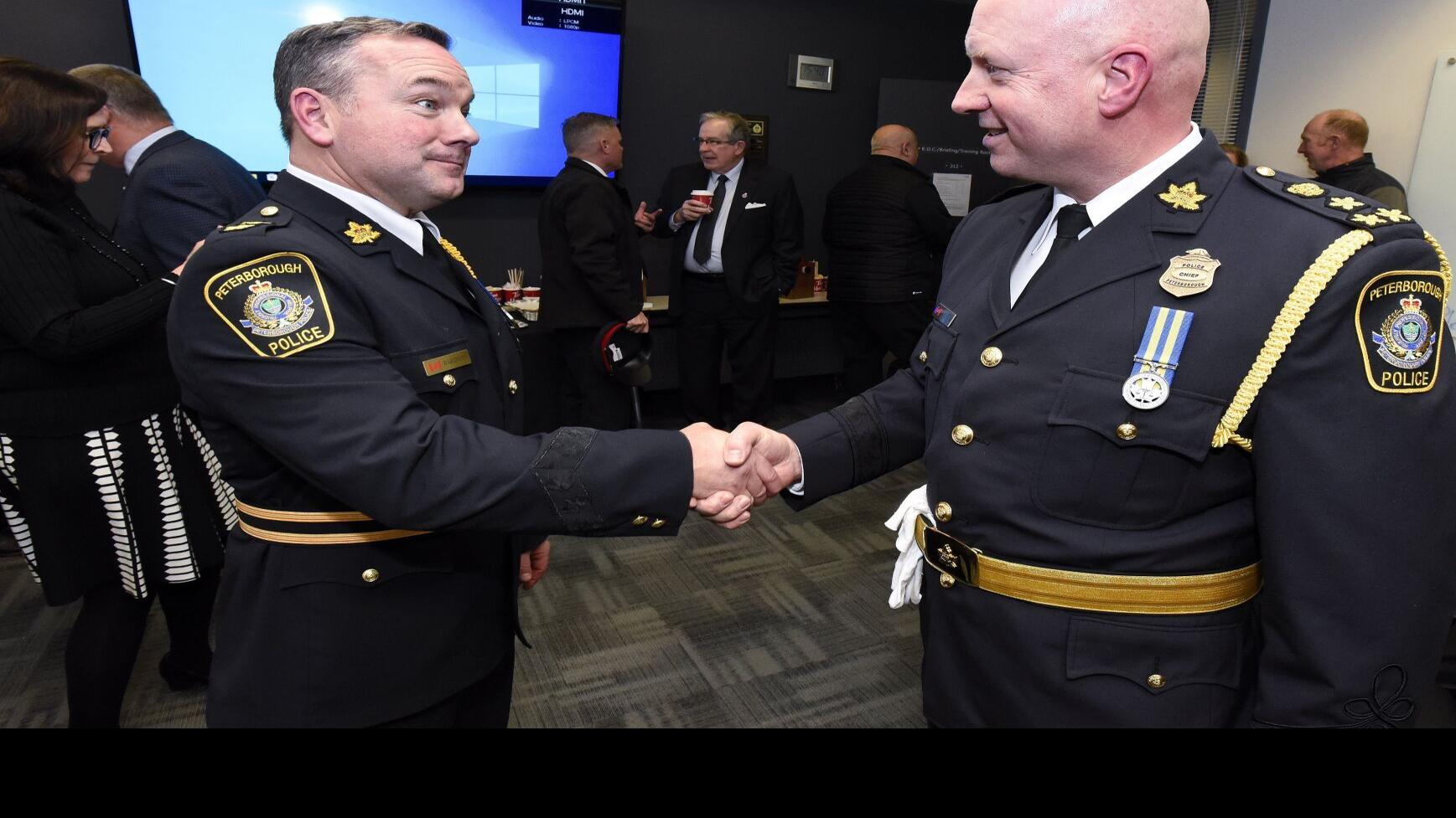 New Peterborough Deputy Police Chief Jamie Hartnett sworn in