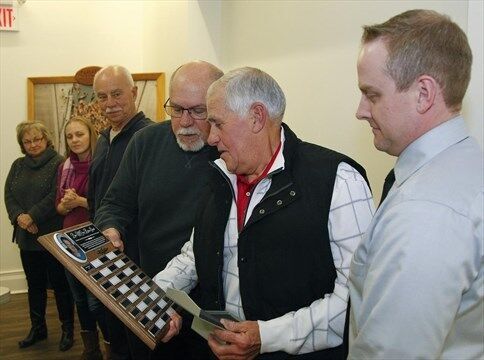 Doug Broad first recipient of Don McCrory Memorial Award