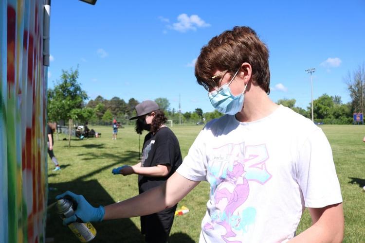 Thomas A. Stewart Secondary School art students add splash of colour at ...