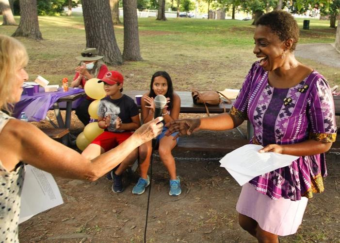 Photos: Charmaine Magumbe launches campaign for Peterborough’s Monaghan ...