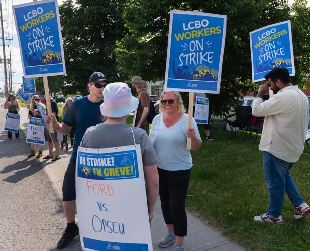 Day two of the LCBO province-wide strike in Peterborough