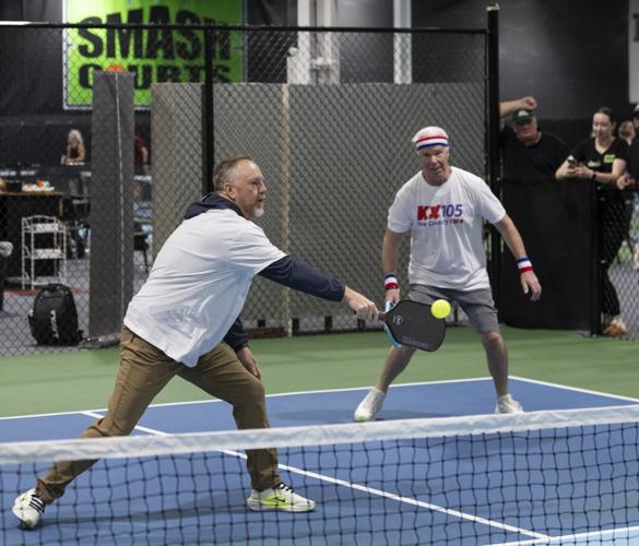 Smash Courts takes on radio hosts at pickleball showdown