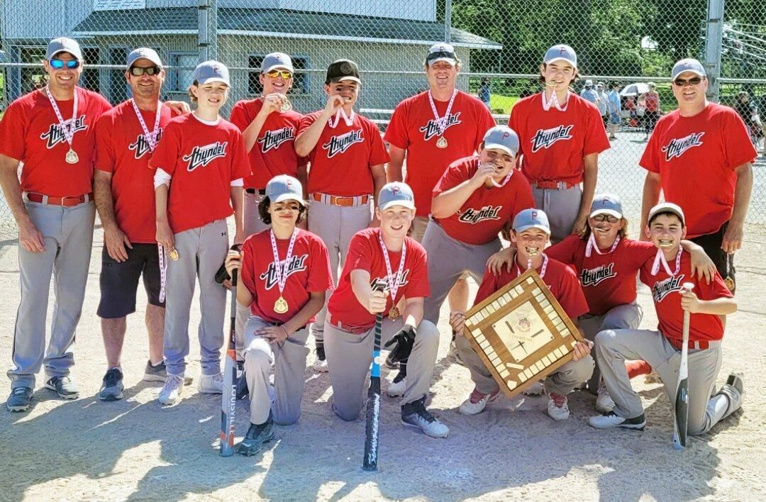 Peterborough Thunder U14 win provincial boys softball B championship