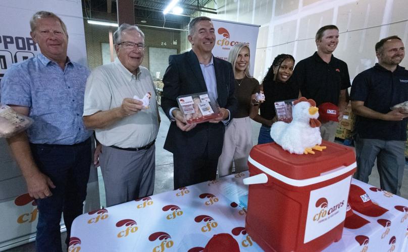 Farmers to Food Banks donated chicken