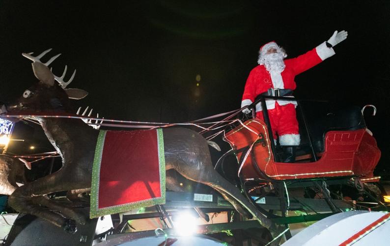 Santa comes to town
