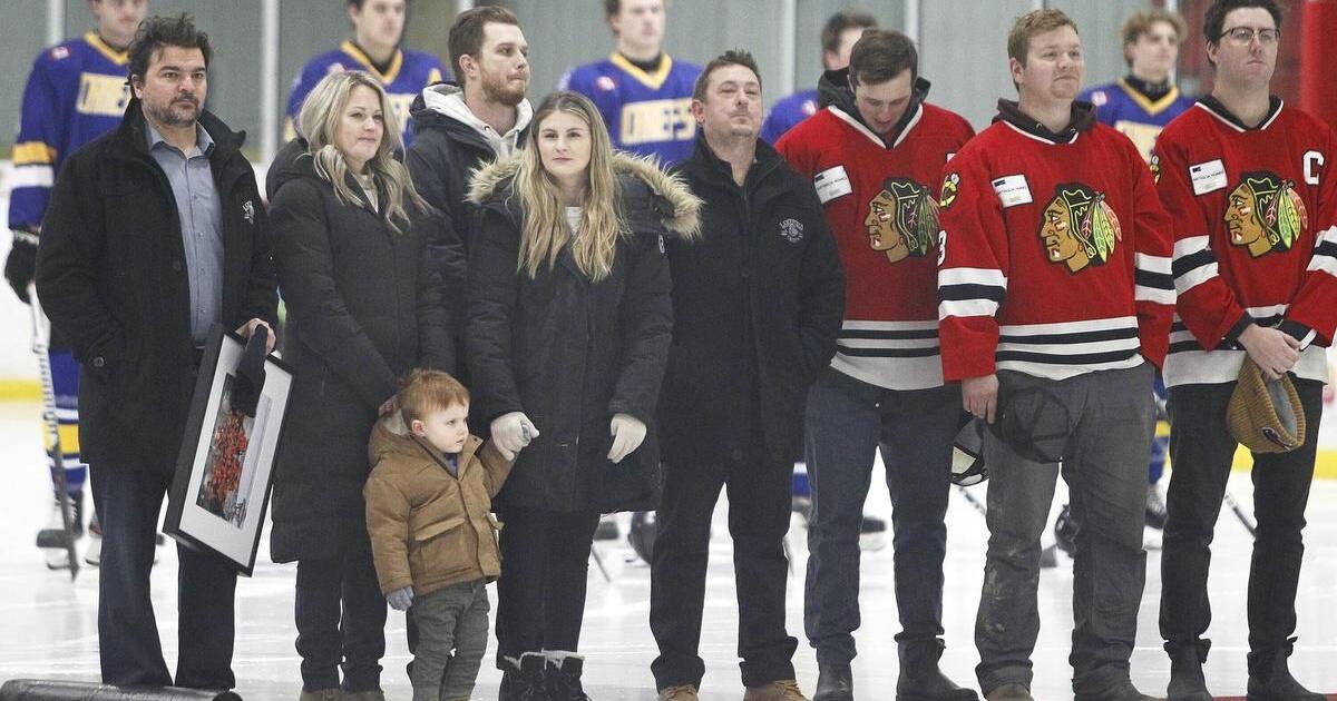 Jamie Arcand honoured for coaching 300 games with Lakefield Chiefs