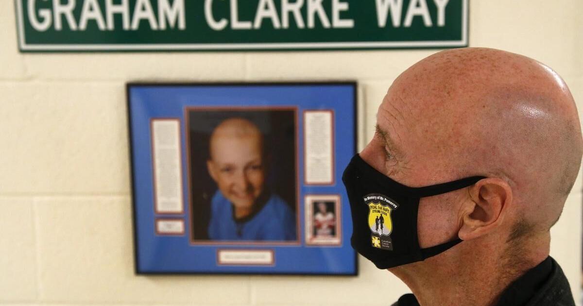 Memorial portrait to honour Westmount Public School teacher Dean Pomeroy