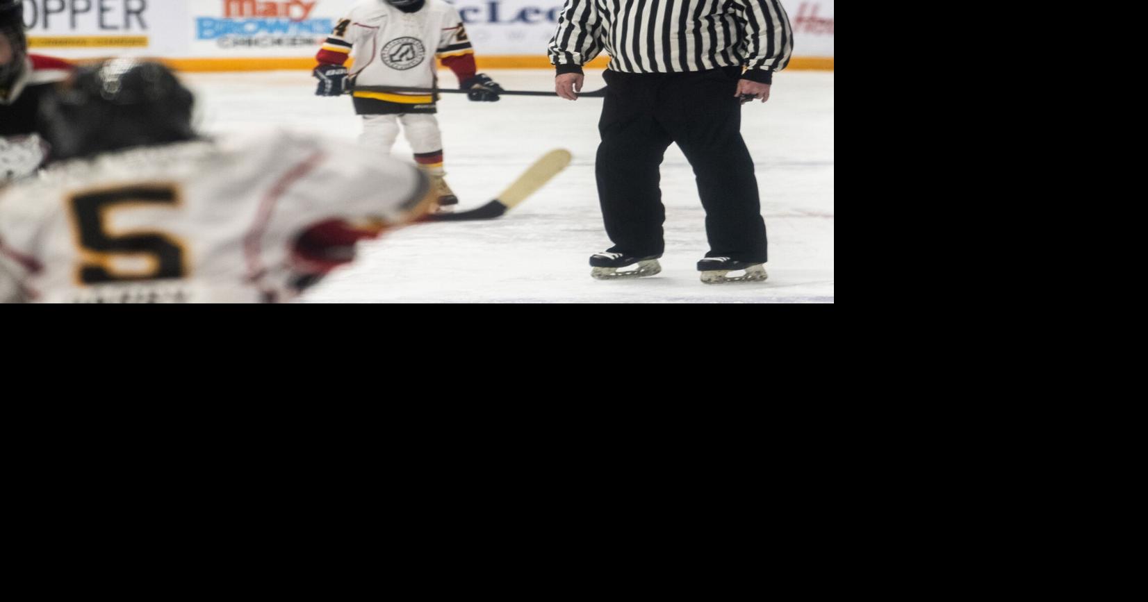 Referee Rick Searle ends career where it began