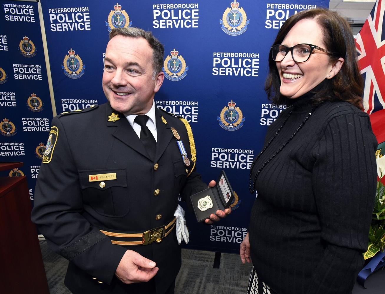 New Peterborough Deputy Police Chief Jamie Hartnett sworn in