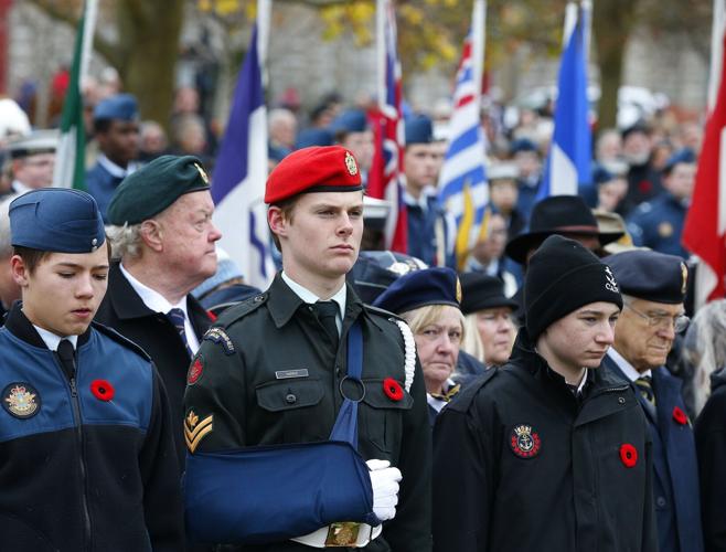 Peterborough pays tribute on Remembrance Day