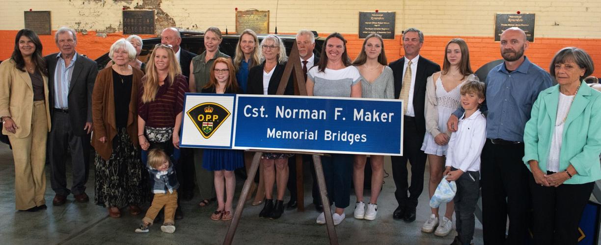 Bridge dedication to fallen Peterborough OPP officer