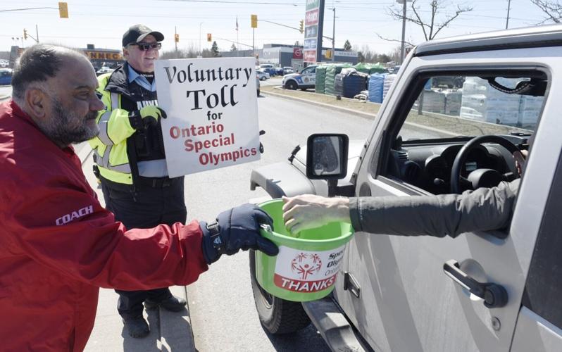 Toll donations collected for Special Olympics