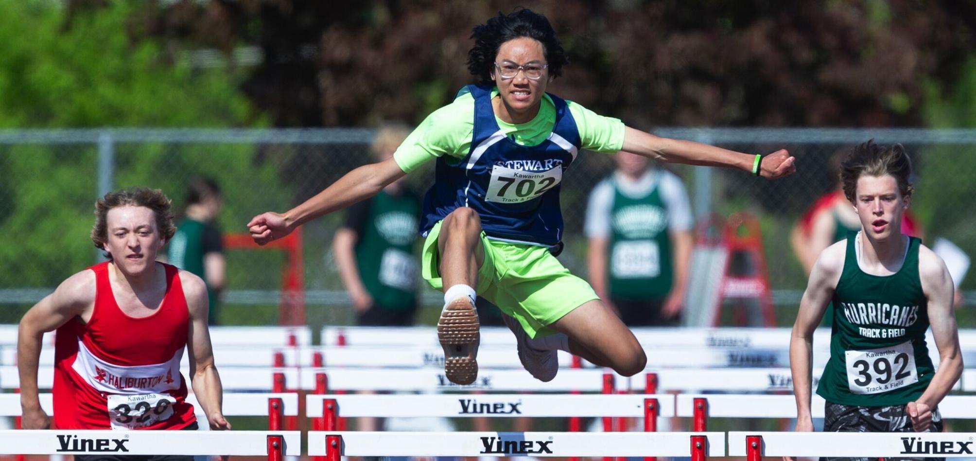 Students hit the track