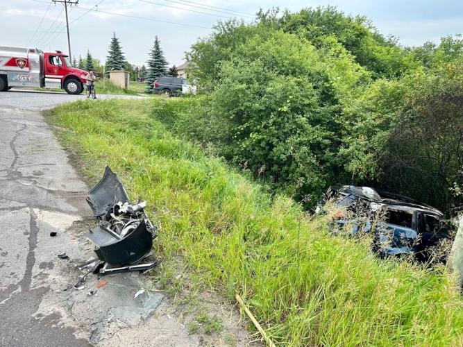 Fiery collision shuts intersection south of Peterborough