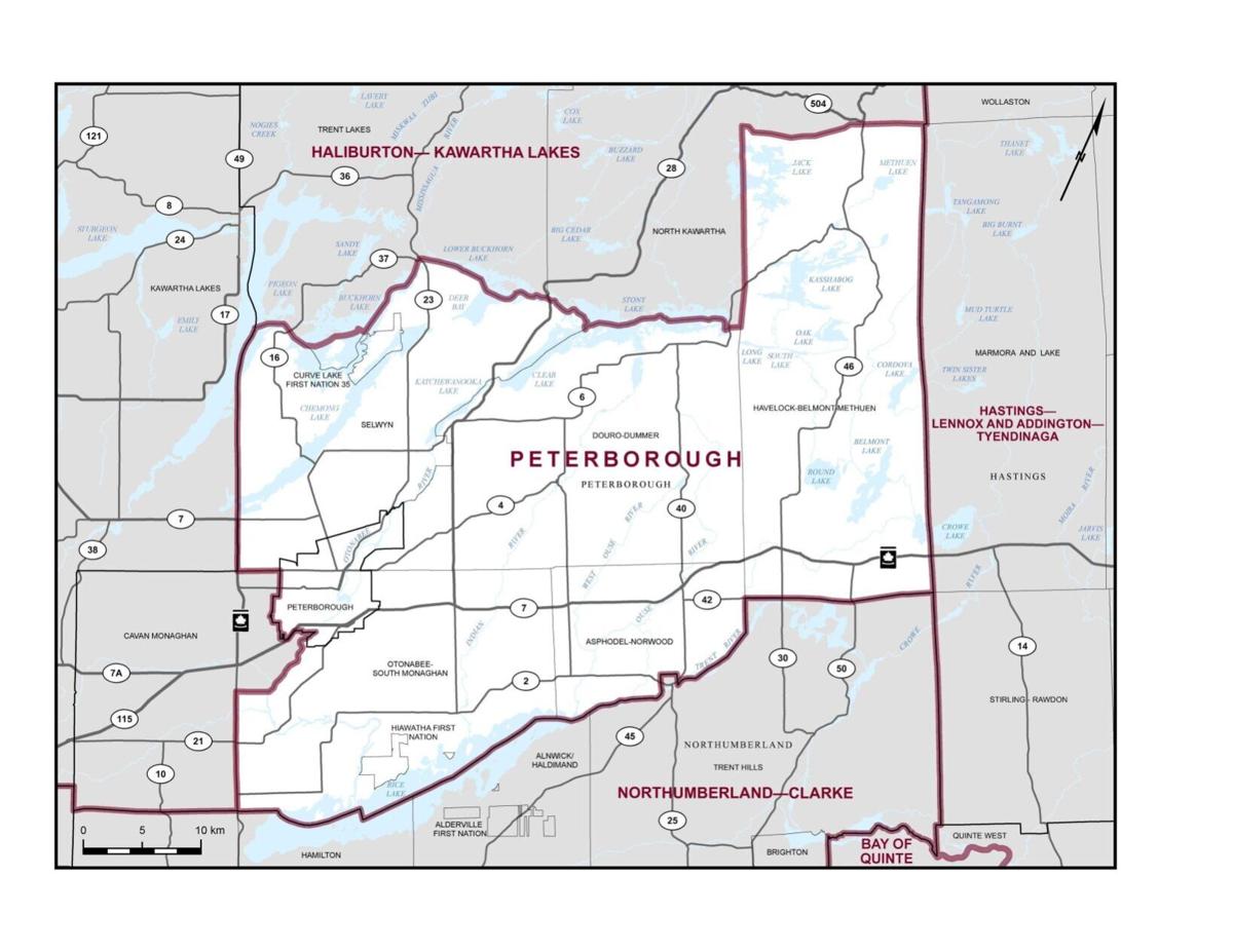 Boundaries for three local federal ridings have changed