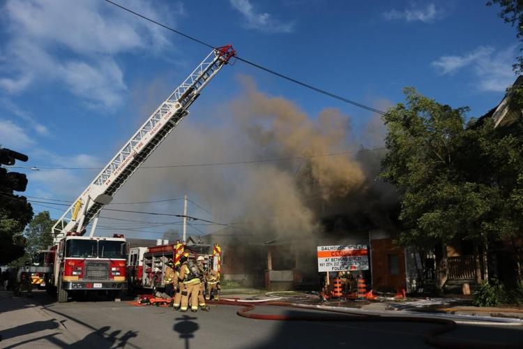 PHOTOS: Fire destroys house at Dalhousie and Stewart streets in ...