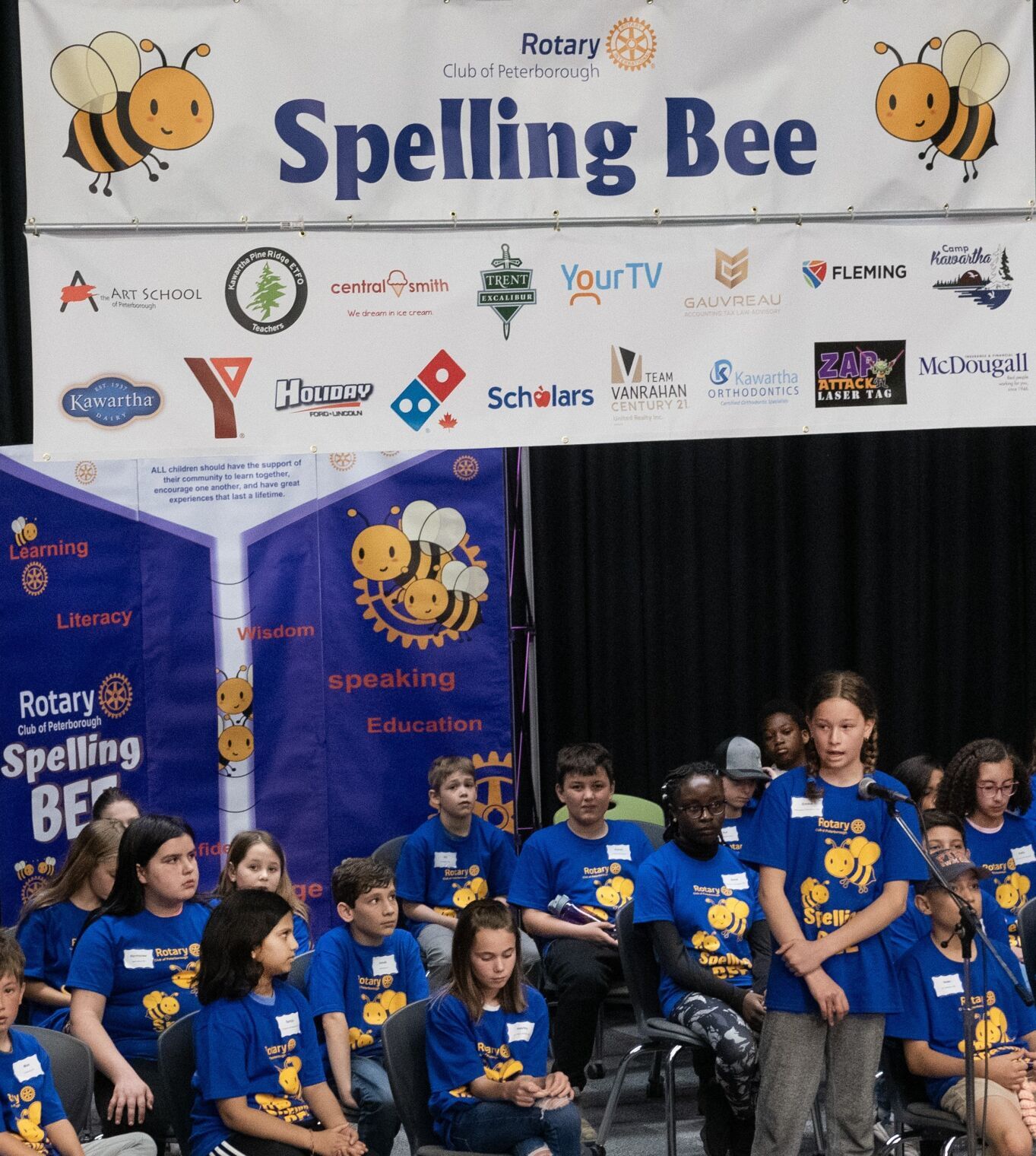 Rotary Club of Peterborough hosts spelling bee
