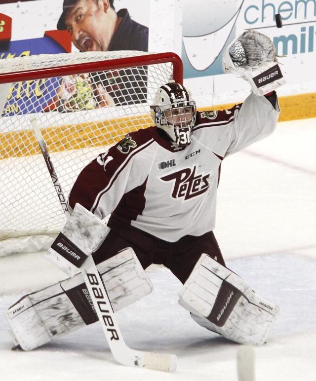 Peterborough Petes goalie Michael Simpson named OHL goaltender of the week
