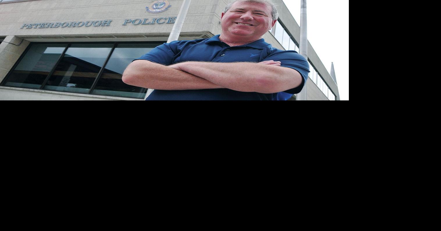Detective Constable Jeff Morgan turns in his badge