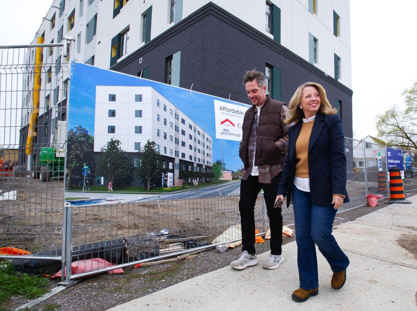 NDP leader Merit Stiles talks housing in Peterborough