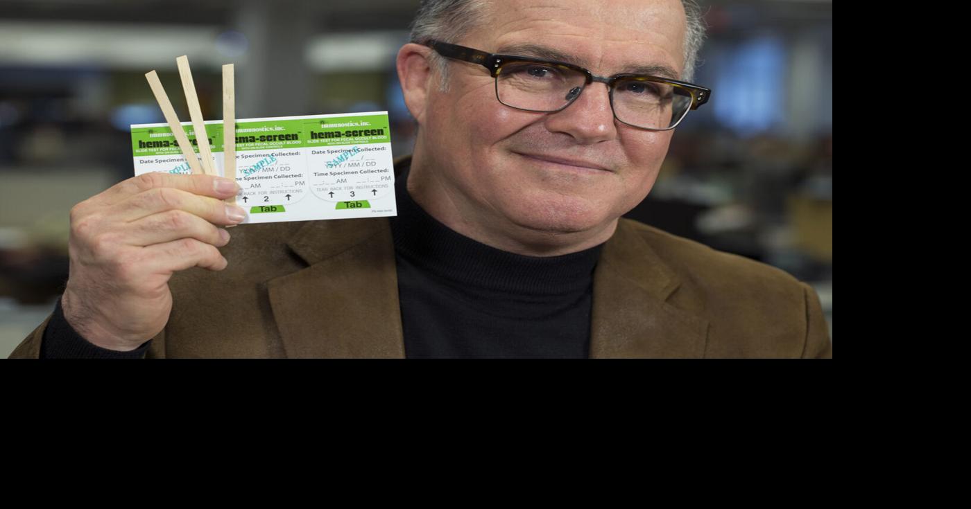 Neil Crone finds the fun in at-home colon testing