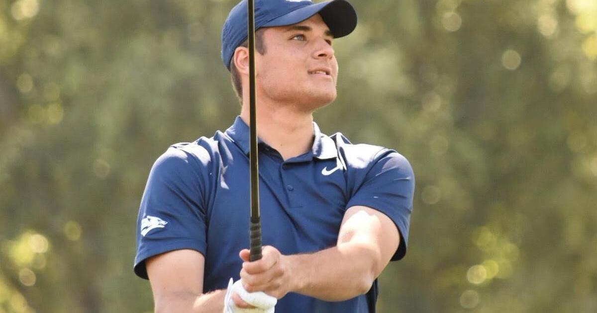 Golfer Sam Meek competing on PGA Tour Canada’s MacKenzie Tour