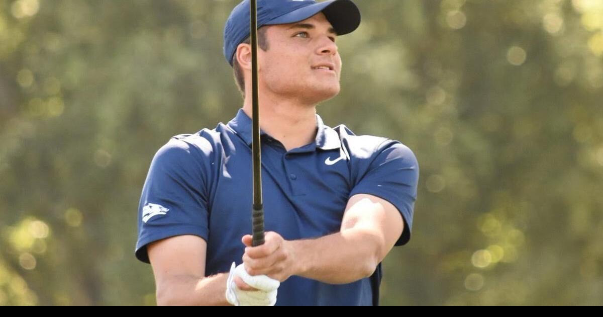 Golfer Sam Meek competing on PGA Tour Canada’s MacKenzie Tour