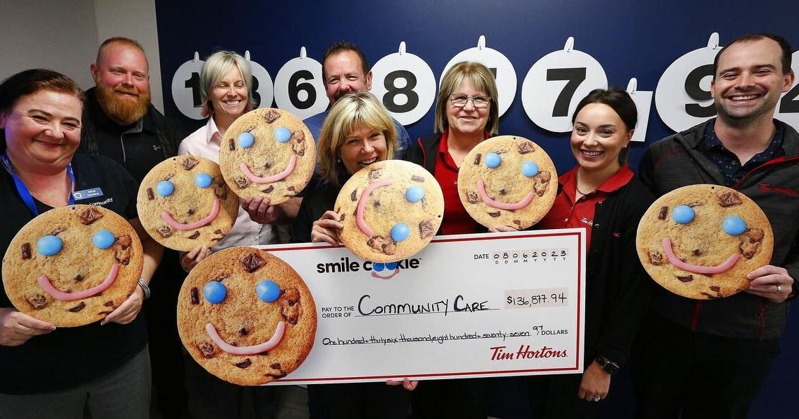 Photos: Tim Hortons Smile Cookies raise $136,877 for Community Care ...